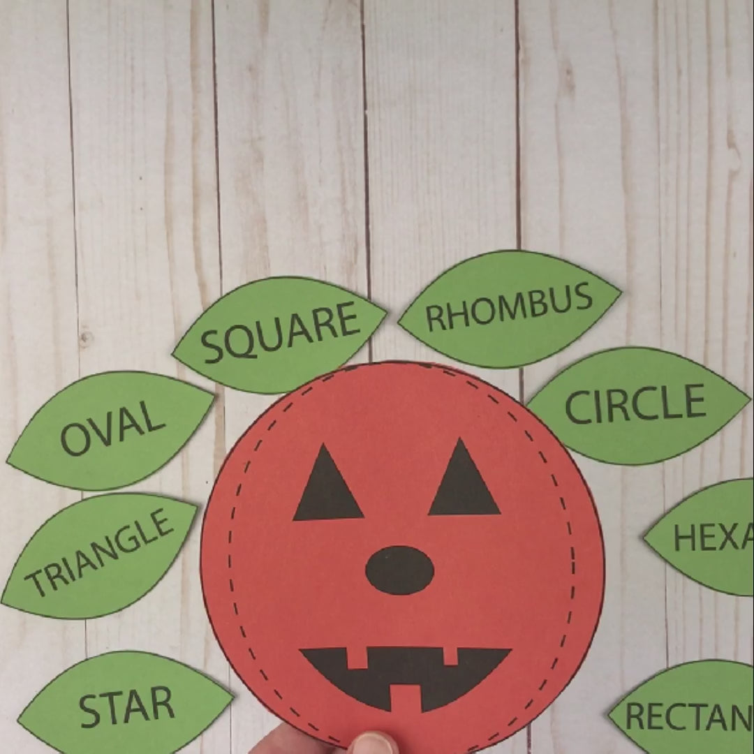 Pumpkin Shape Matching Activity – Non-Toy Gifts