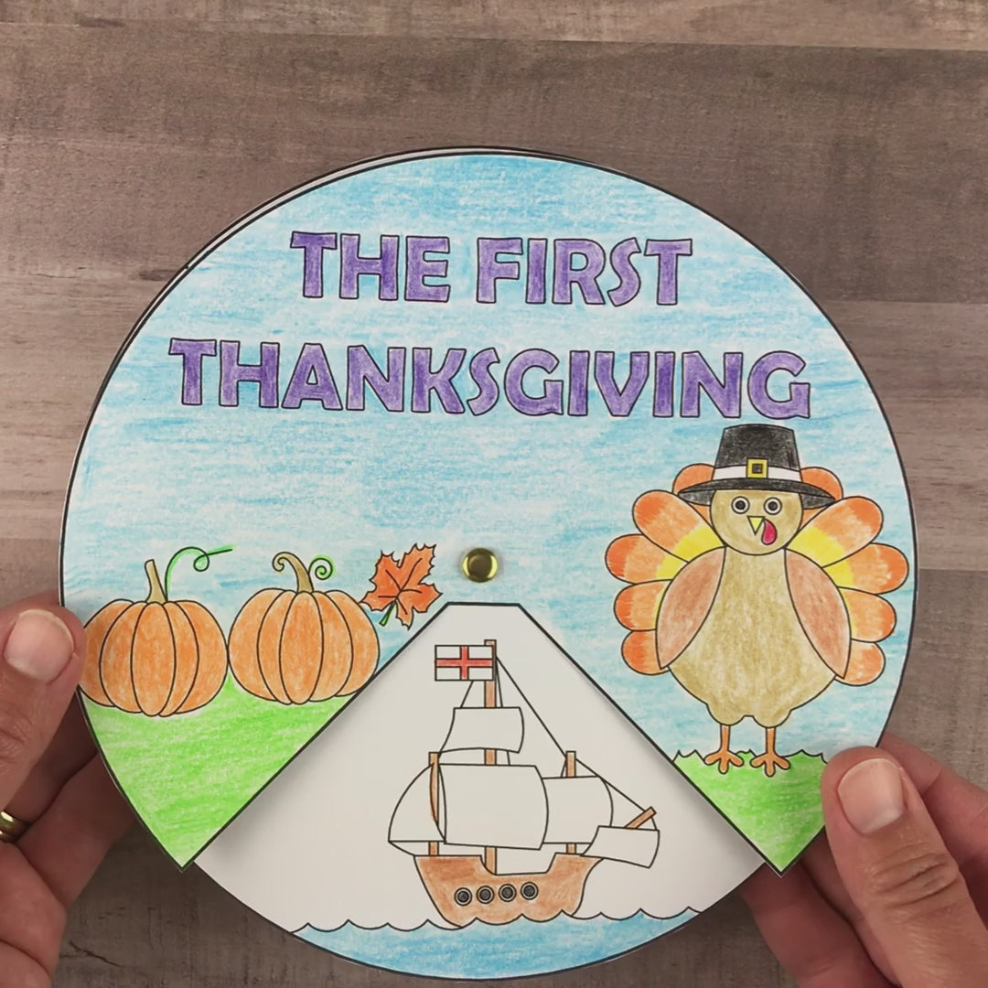 The First Thanksgiving Spinner Craft – Non-Toy Gifts