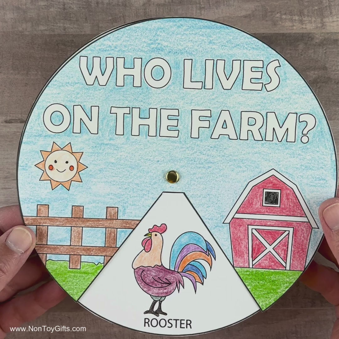 Farm Animals Craft: Who Lives on the Farm? – Non-Toy Gifts