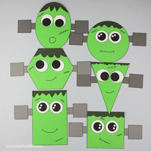 Shape Halloween Frankenstein Craft – Non-Toy Gifts