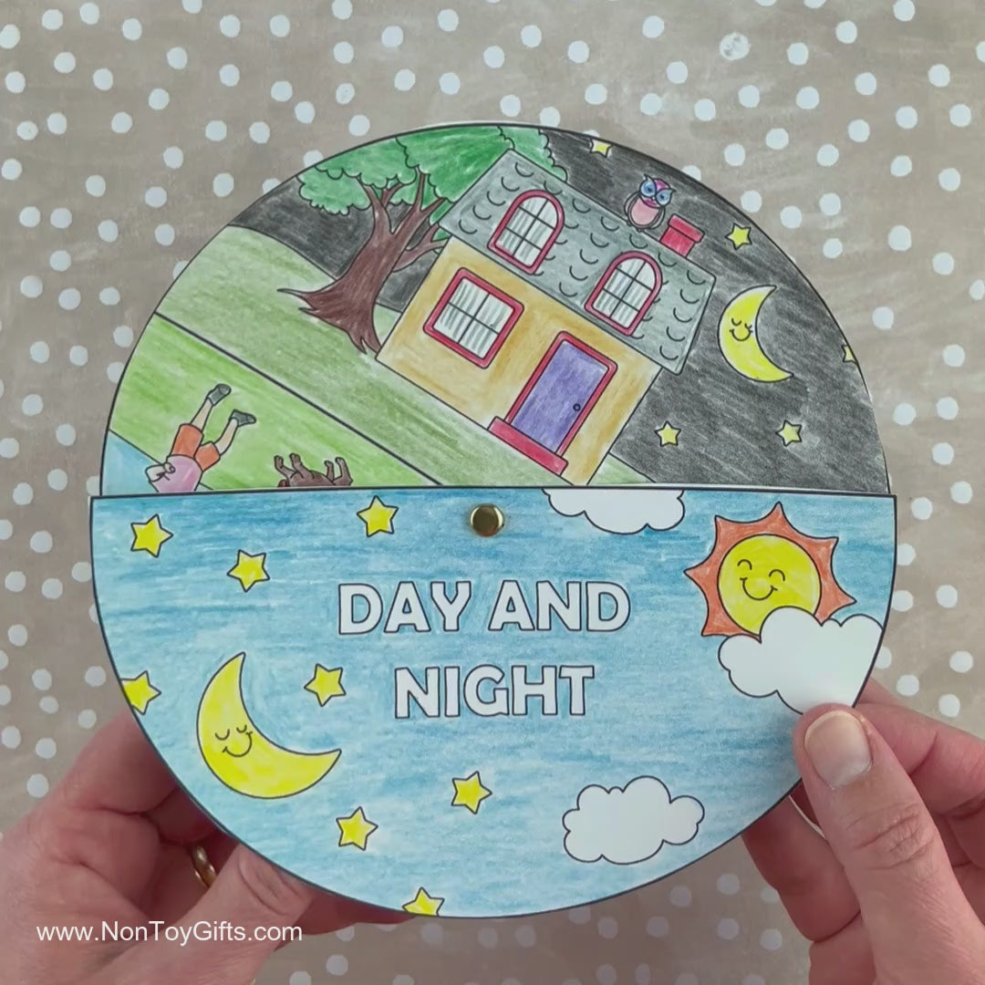 Day and Night Spinner Craft – Non-Toy Gifts
