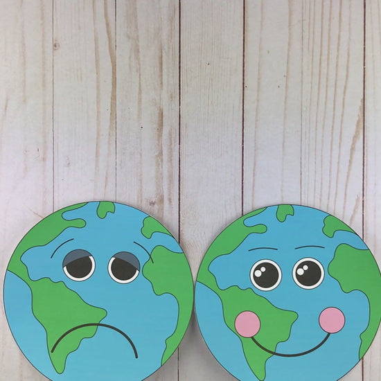 Happy Earth Sad Earth Sorting Activity - Earth Day Craft – Non-Toy Gifts