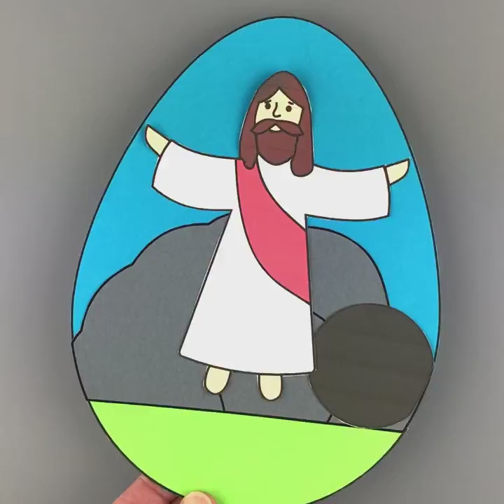 He Is Risen Craft - Easter Sunday School - Easter Religious Craft Acti ...
