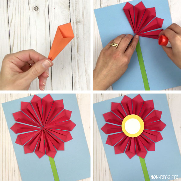 3D Flower Craft for Spring or Mother's Day – Non-Toy Gifts