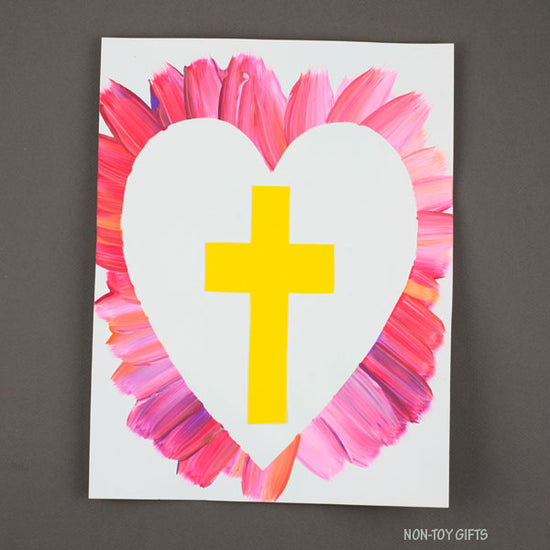 Cross Craft - Easter Religious Art Project - Bible Art Activity – Non ...