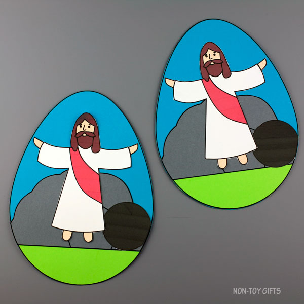 He Is Risen Craft - Easter Sunday School - Easter Religious Craft Acti ...