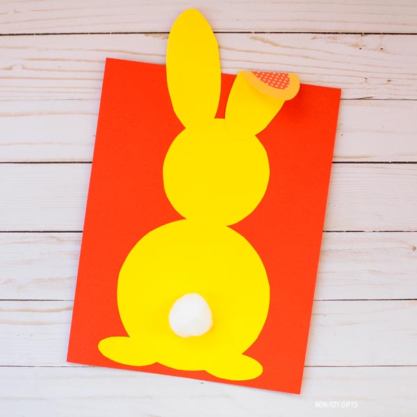 Bunny Craft - Shape Bunny Craft for Easter or Spring – Non-Toy Gifts
