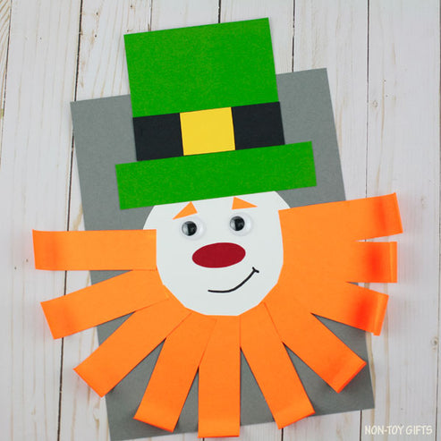 Shape Leprechaun Craft - St. Patrick's Day Craft for Kids – Non-Toy Gifts
