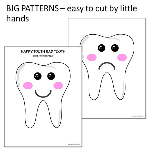 Happy Tooth Sad Tooth Sorting Activity – Non-Toy Gifts