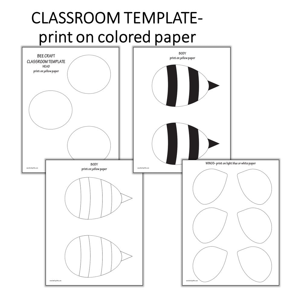 Bee Craft - Paper Insect Craft for Spring and Summer – Non-Toy Gifts