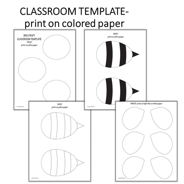 Bee Craft - Paper Insect Craft for Spring and Summer – Non-Toy Gifts