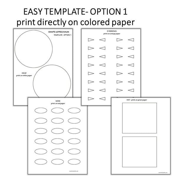 Shape Leprechaun Craft - St. Patrick's Day Craft for Kids – Non-Toy Gifts