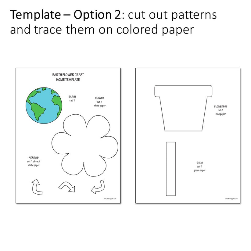 Earth Flower Craft - Earth Day Craft for Kids – Non-Toy Gifts