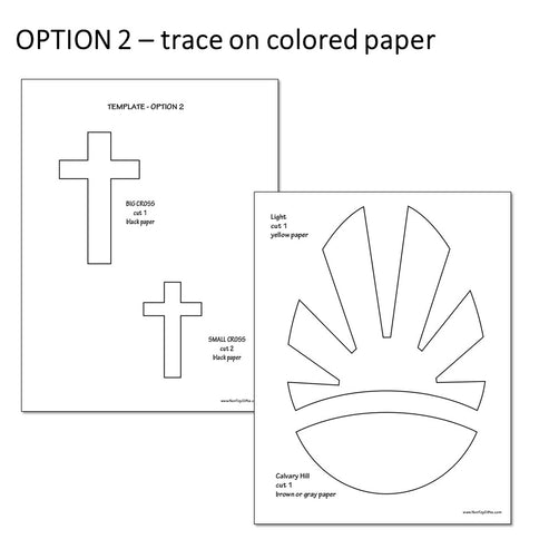 He Is Risen! 3 Bible Craft Bundle - Easter Sunday School Lesson Crafts ...