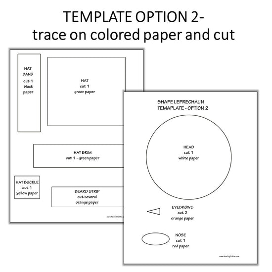 Shape Leprechaun Craft - St. Patrick's Day Craft for Kids – Non-Toy Gifts