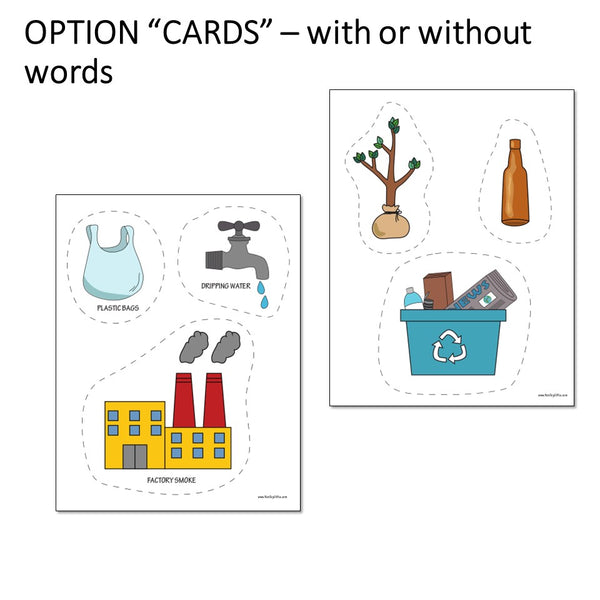 Happy Earth Sad Earth Sorting Activity - Earth Day Craft – Non-Toy Gifts