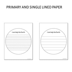 3D Earth Day Decoration and Coloring / Writing Craft for Kids – Non-Toy ...