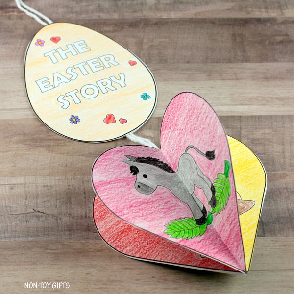 The Easter Story 3D Decoration - Easter Religious Craft – Non-Toy Gifts