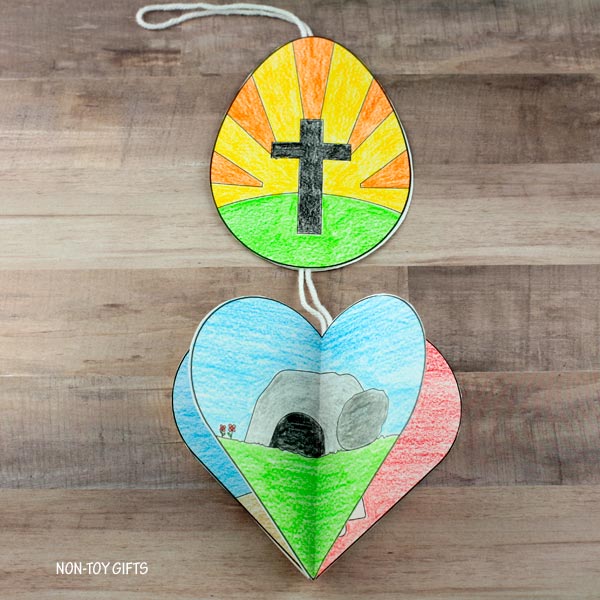 The Easter Story 3D Decoration - Easter Religious Craft – Non-Toy Gifts