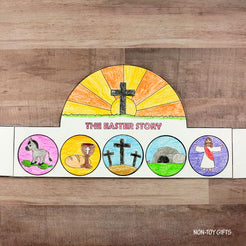 The Easter Story Headband - Easter Religious Craft - Coloring Activity ...
