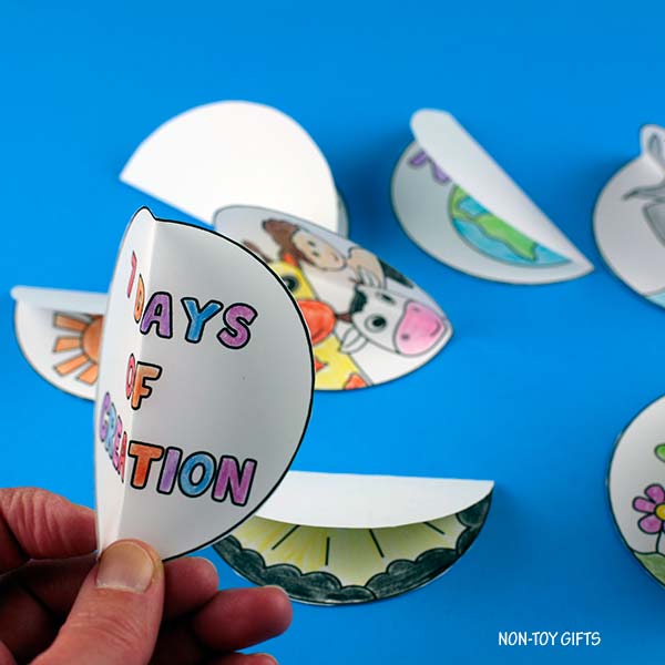 7 Days of Creation 3D Craft - The Creation Story Bible Craft – Non-Toy ...