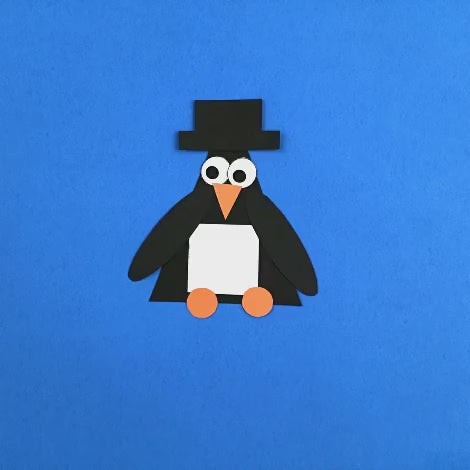 Shape Penguin Craft - Winter Penguin Craft – Non-Toy Gifts