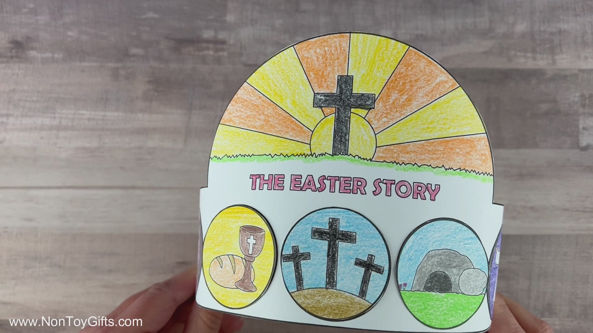 The Easter Story Headband - Easter Religious Craft - Coloring Activity ...